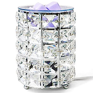 Scented Wax Melts, Ocean Breeze, Fresh Linen, Bohemia Forest, Winds in Summer (4x2.5oz)/Wax Melts Warmer, Crystal Wax Warmer, Electric Wax Melter Burner