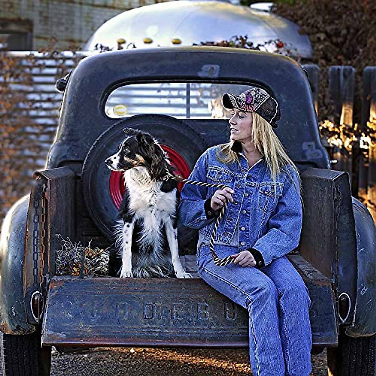 Mendota Pet Slip Leash - Dog Lead and Collar Combo - Made in The USA - Black, 3/8 in x 6 ft - for Small/Medium Breeds