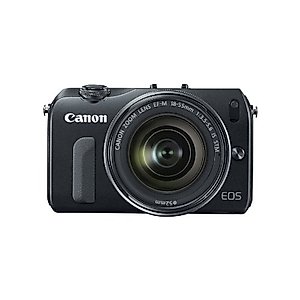 Canon EOS M 18.0 MP Compact Systems Camera with 3.0-Inch LCD and EF-M18-55mm is STM Lens