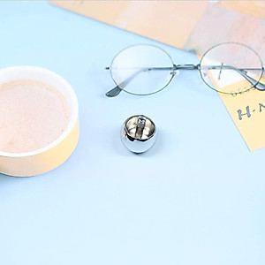 Pockety Tippe Top Metal Flip Over Top Stainless Steel Spinning Top Toy Gift, Silver