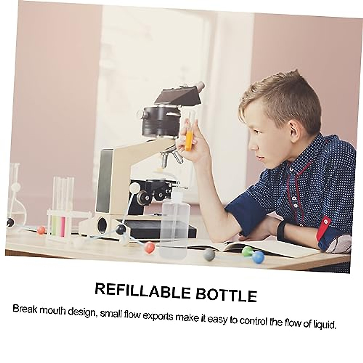 SOLUSTRE 1pc plastic scrubber squirt bottle for hair flower watering can water spray bottle for hair scale wash bottle Bend Mouth Wash Bottle plant Water Squirt bottle refillable bottle