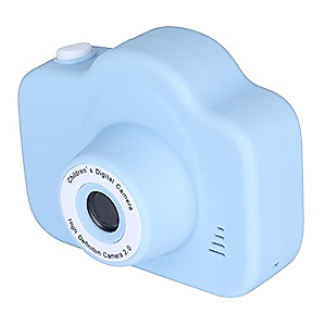 FASJ 1080P Digital Camera, Lightweight Child Camera Cute Mini for Gift for Educational Toy(Blue)