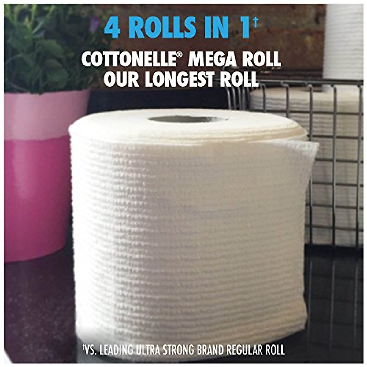 Cottonelle Ultra Comfort Care Toilet Paper, Bath Tissue, 6 Mega Toilet Paper Rolls