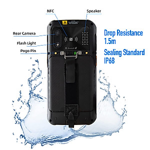 Tyolytt Android 11 with 5.5 inch Screen Barcode Scanner Handheld Mobile Terminal with Honeywell Scanner 1D 2D Barcode Data Capture, for Delivery Shipping Warehouse Retails Inventories System