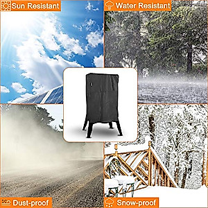 Stanbroil 600D Heavy Duty Waterproof Patio Cover Replacement for Camp Chef 24" Smoke Vault Models: SMV24S, SMV24B