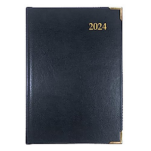 Brownline 2024 Executive Weekly Planner, Appointment Book, 12 Months, January to December, Sewn Binding, 8.187" x 5.625", Trilingual, Assorted Colors (CBE507.ASX-24)