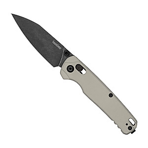 Kershaw Bel Air Pocket Knife, Made in the USA, 3.4 inch CPM MagnaCut Steel Blade, EDC Design, Duralock Locking Mechanism, Manual Folder, Black Cerakote Blade, Pocketclip