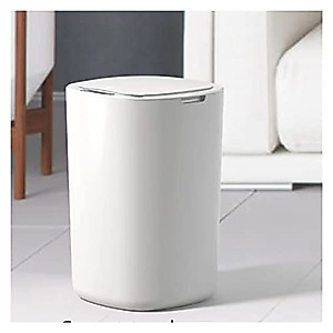 XBWEI Intelligent Induction Trash can Electric Storage Automatic Opening Trash can Kitchen Trash can Basket Bathroom Living Room ( Color : OneColor , Size : 20*20*30.5cm )