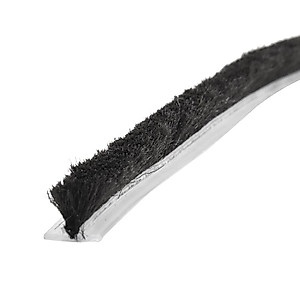 CRL W125C .250" (6.3 mm) Storefront Door Pile Weatherstrip - 100'