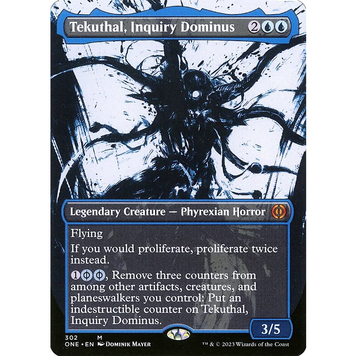 Magic: the Gathering - Tekuthal, Inquiry Dominus (302) - Borderless - Phyrexia: All Will Be One