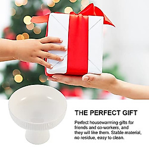 DOITOOL Snack Bowl Footed Dessert Cups Ice Cream Cup Ceramic Sundae Bowls Serving Bowls Dish for Appetizer Parfait Fruit Salad Pudding Snack Ice Cream Bowl