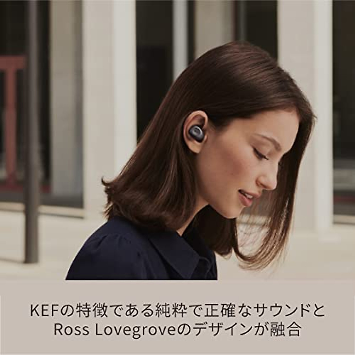 KEF Mu3 Noise Cancelling True Wireless Earphones,Grey