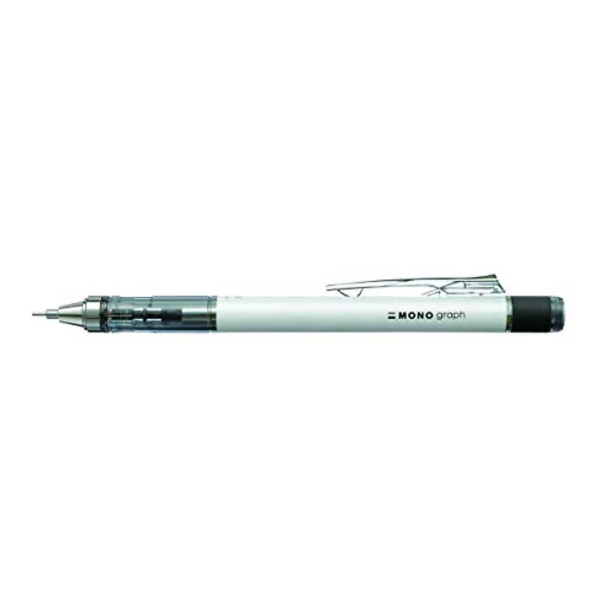Tombow Mechanical Pencil, Monograph 0.5mm, White (DPA-134A)