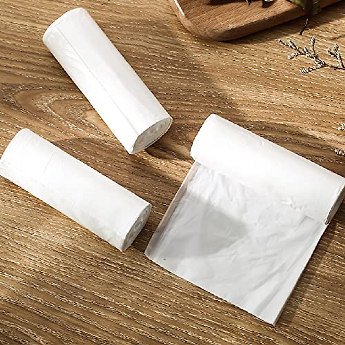 Small Trash Bags, Strong White Garbage Bags, Unscented Thicken Bin Liner Suitable for Bedroom Home Kitchen 3 Gallon 90 Counts
