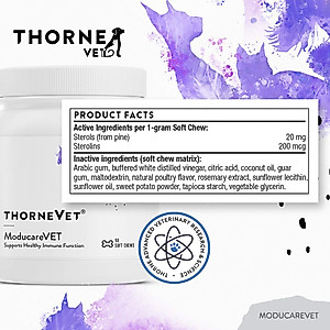 ThorneVet ModucareVET – Immune System Support from Plant Sterols for Dogs, Cats & Horses, 90 Soft Chews