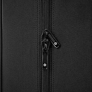 Samsonite Ascella 3.0 Softside Expandable Luggage with Spinners, Black, 2W Garment Bag