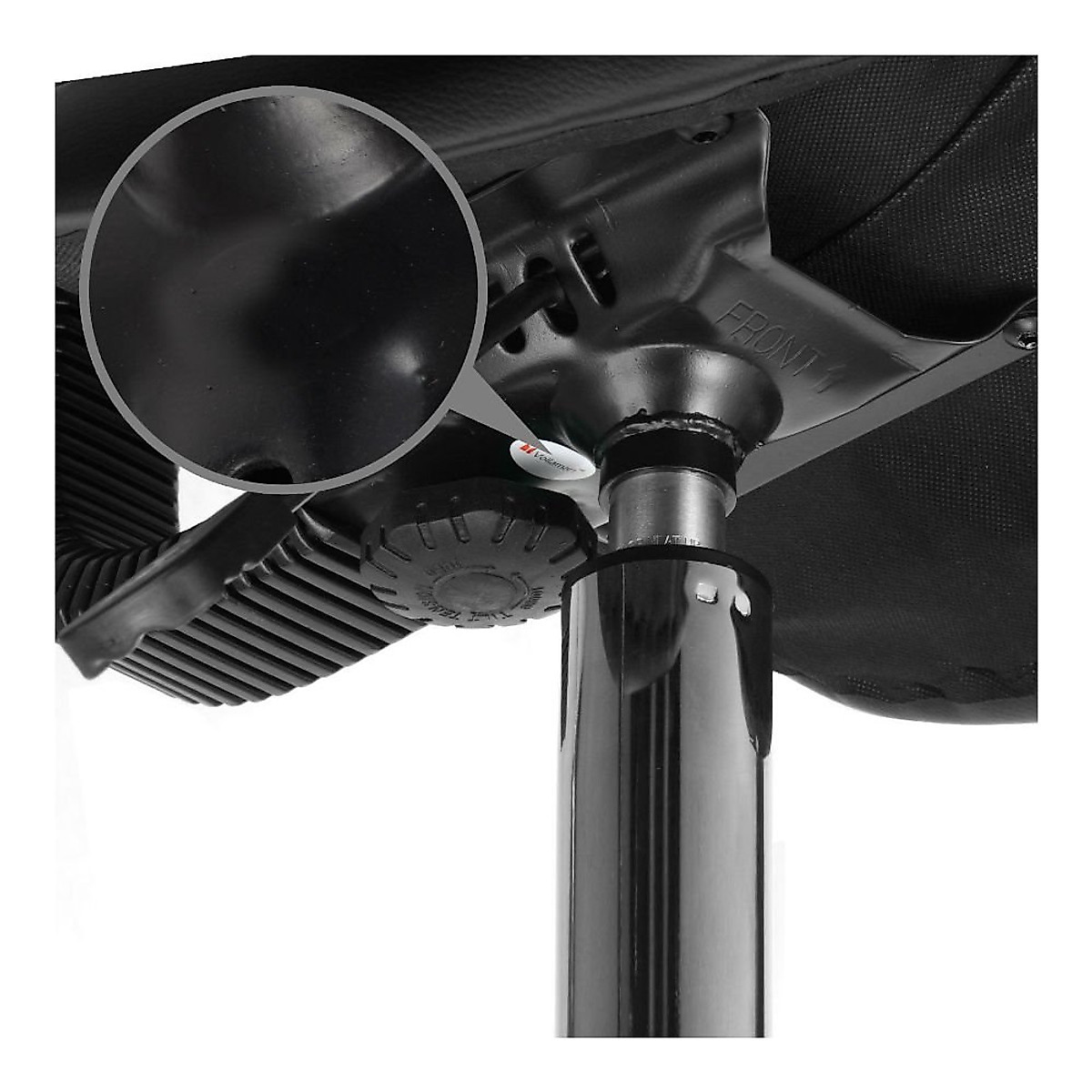 Hydraulic Saddle Salon Stool Massage Chair Tattoo Facial Spa Office Backrest