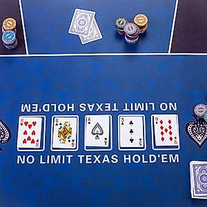 GAMELAND 12 Decks (6 Red/6 Blue) Premium Playing Cards Set, Plastic-Coated, Poker Size, for Blackjack, Euchre, Canasta, Pinochle Card Game, Casino Grade