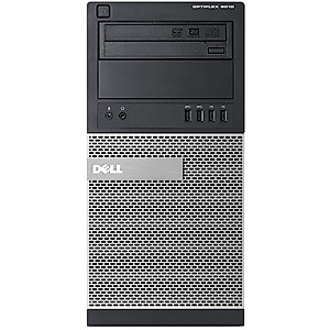 Dell Optiplex 9010 MiniTower MT Business Home Desktop Computer Tower PC Intel Quad Core i7-3770 3.40GHz, USB 3.0, WiFi, DisplayPort, DVD-RW, Windows 10 Pro 64Bit, 480GB SSD, 16GB RAM (Renewed)