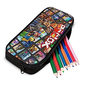 mxcowfe Kids Cartoon Backpack Set for Boys Girls, Casual School Bag with Lunch Bag Pencil Case, Durable Laptop Bag, Suitable for Travel, Back to School, Work style-1