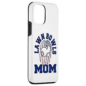 iPhone 12 mini American Flag Fingerprint Patriotic Sports Lawn Bowls Mom Case