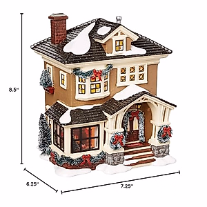 Department 56 Porcelain Snow Village Christmas at Grandma's Lit House