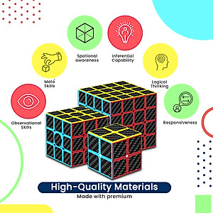 Classic Magic Cube Puzzle 4x4 - Premium Quality Brain Teaser Game for Kids and Adults - Enhance Spatial Awareness - Perfect for Education, Entertainment and Stress Relief…