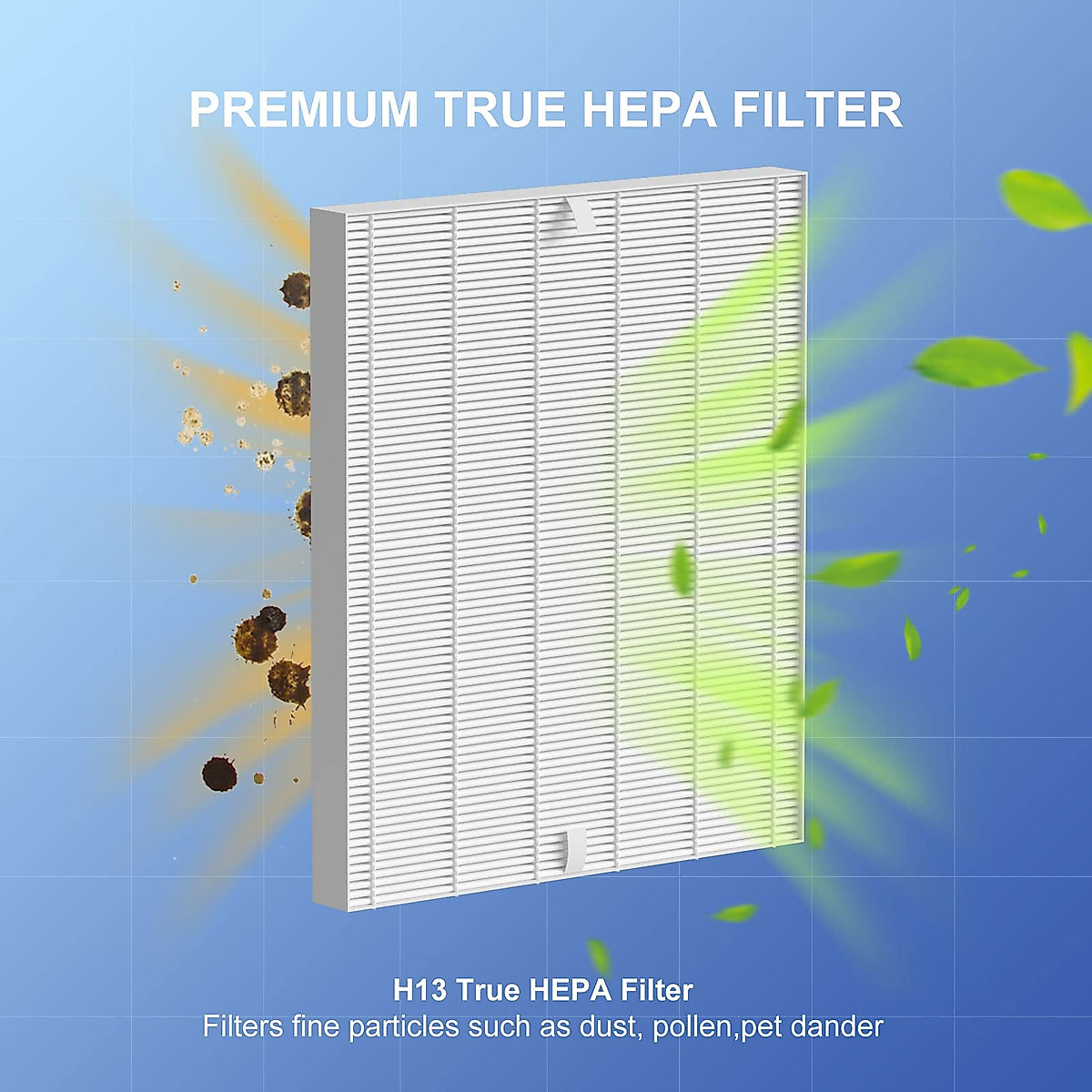 4 Pack C545 True HEPA Replacement Filter S Compatible with Winix C545, B151, P150, 9300 Air Cleaner Purifier, Replaces Winix Filter S 1712-0096-00 and 2522-0058-00