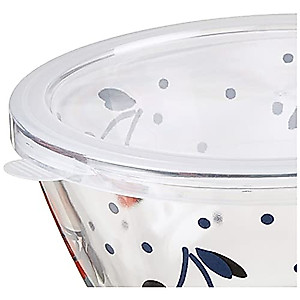 Kate Spade Vintage Cherry Dot 2-Piece Round Storage Set, 3.95 LB, Multi