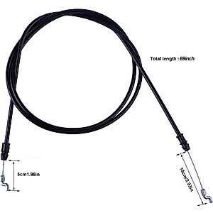 Podoy 946-05105A Clutch Control Cable Compatible with Cub Cadet MTD Craftsman SC300HW SC500Z SC500HW 377300 37591 Replaces 746-05105 746-05105A 946-05105