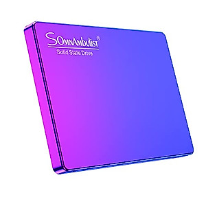 Somnambulist SSD 60gb 120gb 240gb Sata3 Solid State Drive Internal SSD (Gradient Blue purple-60GB)