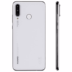 HUAWEI P30 Lite Dual-SIM 128GB ROM + 4GB RAM (GSM Only | No CDMA) Factory Unlocked 4G/LTE Smartphone (Pearl White) - International Version