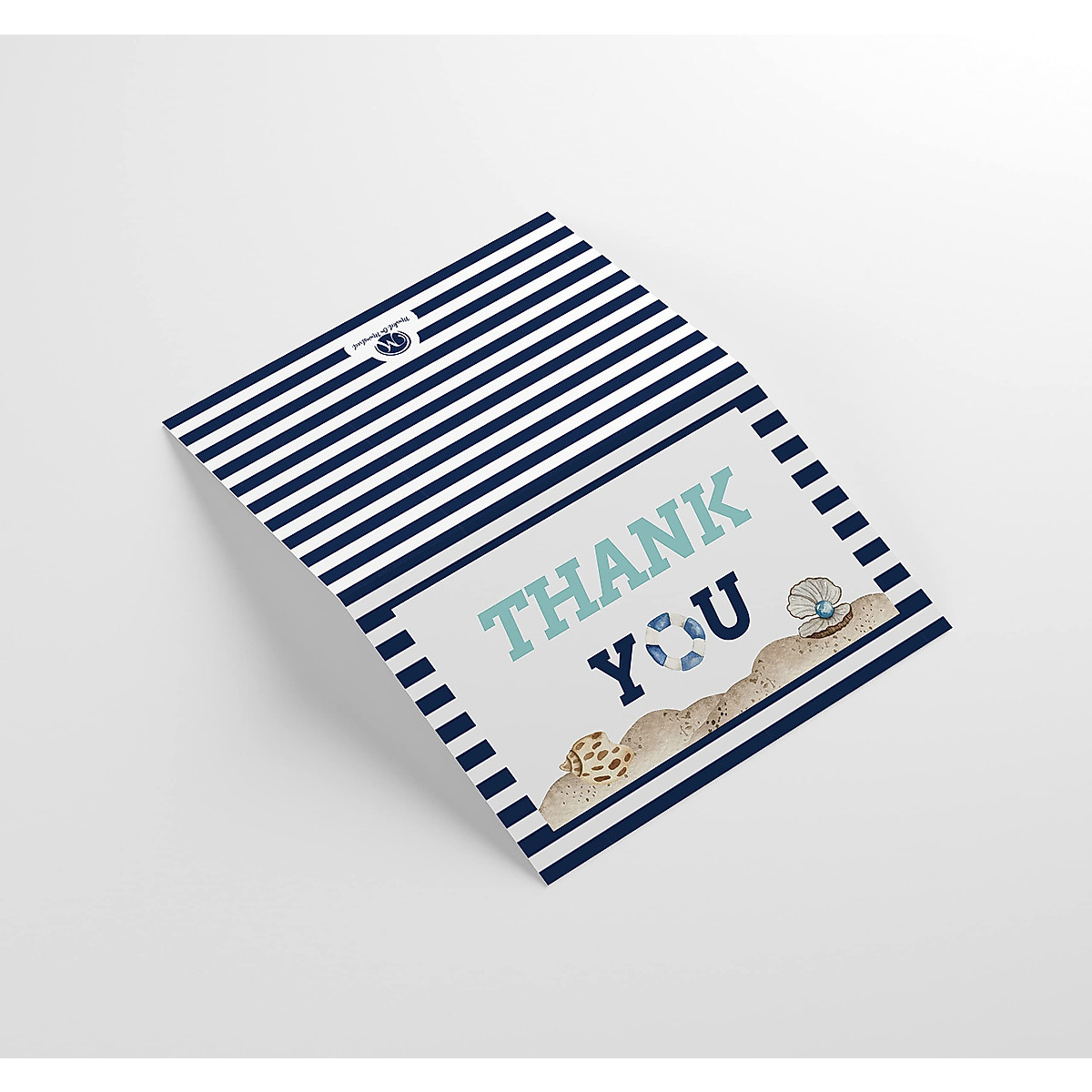 M Market On Mainstreet Ahoy, It's a Boy Baby Shower Invitations, Books For Baby & Diaper Raffle & Thank You Cards (Books For Baby/Diaper Raffle)