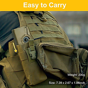 ActionUnion Airsoft Tactical Speed Loader for Hand Crank Magazine Quick Loader 1000 Rounds… (Tan)