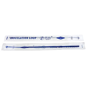 E-outstanding 20-Pack 10ul Sampling Rod Disposable Inoculating Loop Individually Aseptic Package, Diameter 3.6mm Lab Supplies