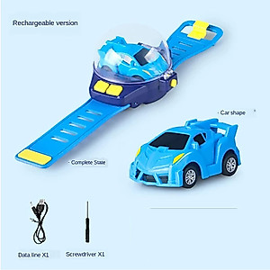 VYOFLA Snow Grass Watch Car, 2023 New RC Race Car Toy, 2.4GHZ Remote Control, Power Battle Watch Toys, 30 Meters Long Distance, USB Charging