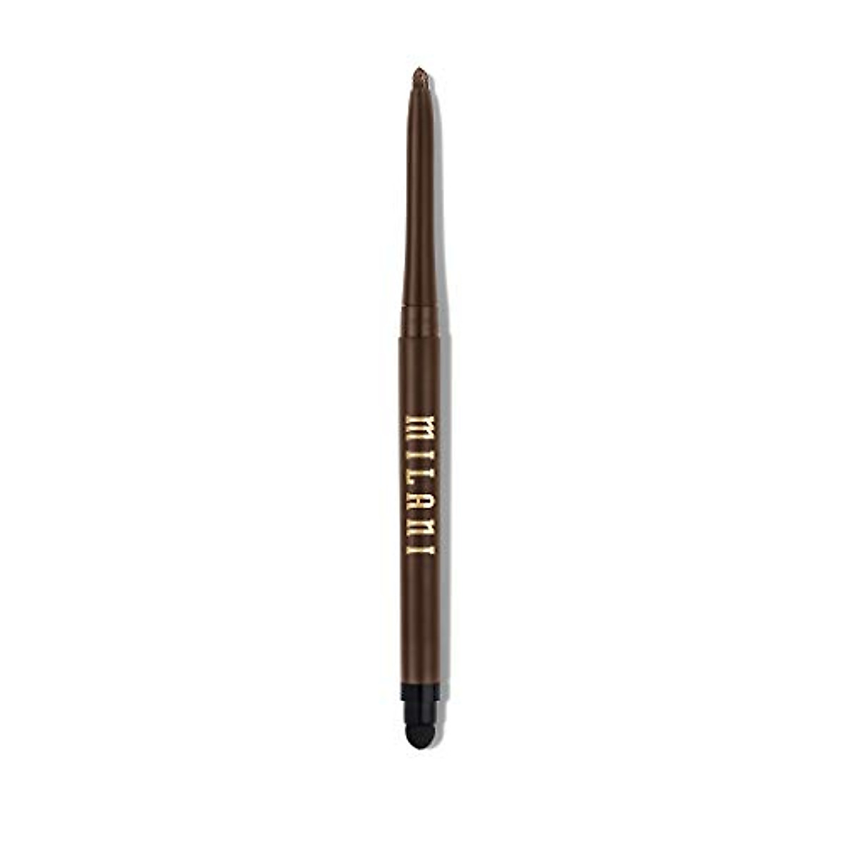 Milani Stay Put Eyeliner - Semi-Sweet (0.01 Ounce) Cruelty-Free Self-Sharpening Eye Pencil with Built-In Smudger - Line & Define Eyes with High Pigment Shades for Long-Lasting Wear