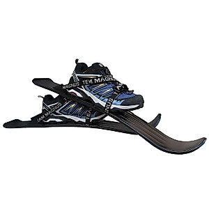 TEAM MAGNUS Tundra wolf skis with one size bindings for all ages and boots - for snow play, skills and technique practice