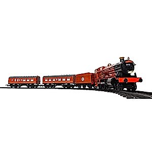 Lionel Battery-Operated Hogwarts Express Toy Train Set with Locomotive, Train Cars, Track & Remote with Authentic Train Sounds, & Lights for Kids 4+
