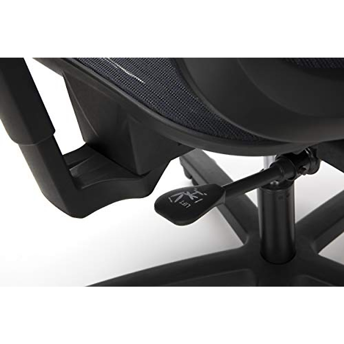OFM Essentials Collection Mesh Seat Ergonomic Office Chair with Lumbar Support, in Black