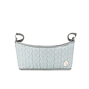 Stroller Hanging Bag with Wet Bag- Baby Diaper Bag Stroller Organizer Caddy Portable Stroller Storage Pouch for Outdoor (Blue)