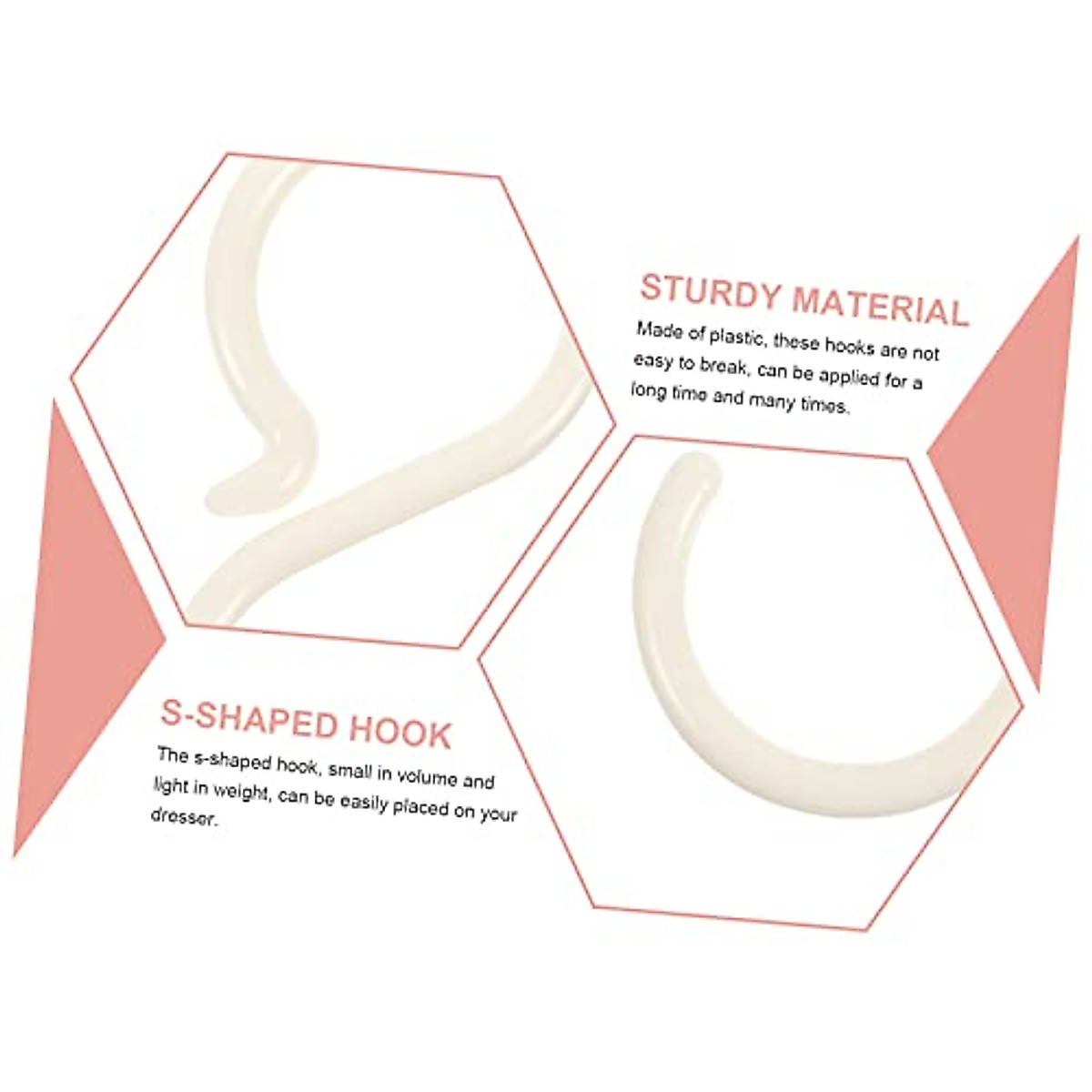 SEWACC 40pcs Punching Anti-Drop Bags S Towel Bedroom Shaped Shirt Heavy Hanger Hooks Scrunchies for Plastic Duty Office S-Shaped Sundries Slip Hoops Non Hanging Hairband Metal Holder