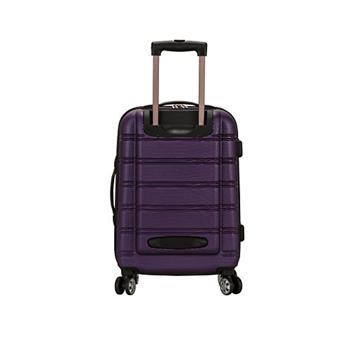 Rockland Melbourne Hardside Expandable Spinner Wheel Luggage, Purple, 2-Piece Set (20/28)