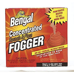 Bengal 55201 Roach & Flea Fogger, 3-Pk. - Quantity 6