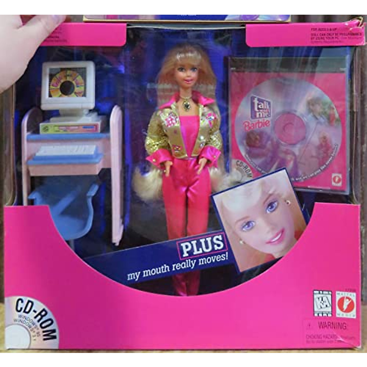 Barbie Talk with Me Doll W Cd ROM & More! (1997) [Toy]