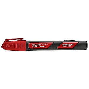 Milwaukee Electric Tools Paint Marker, Red (48-22-3741)