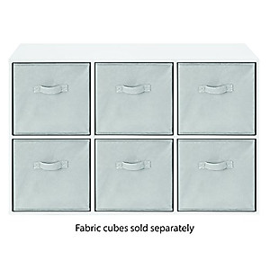 Whitmor 6 White Cube Organizer