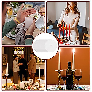 150 Pack Church Candle Drip Protectors Candlelight Service Kit Heavy Duty Paper Candle Holders for Candlelight Vigil Church Service, Devotional Candles, Christmas Eve Candles