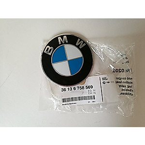 BMW 36-13-6-758-569 Insignia Stamped with Ad
