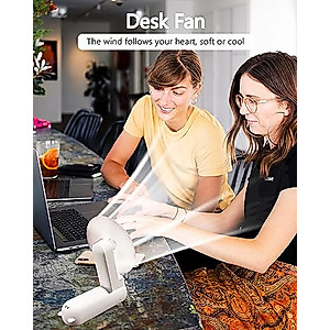 2Pack Portable Handheld Fan Small Desk Fan, 14-21 Working Hours Mini Pocket Fan Battery Operated USB Rechargeable Folding Fan, Quiet Personal Fan with Power Bank Function for Indoor Outdoor Travel